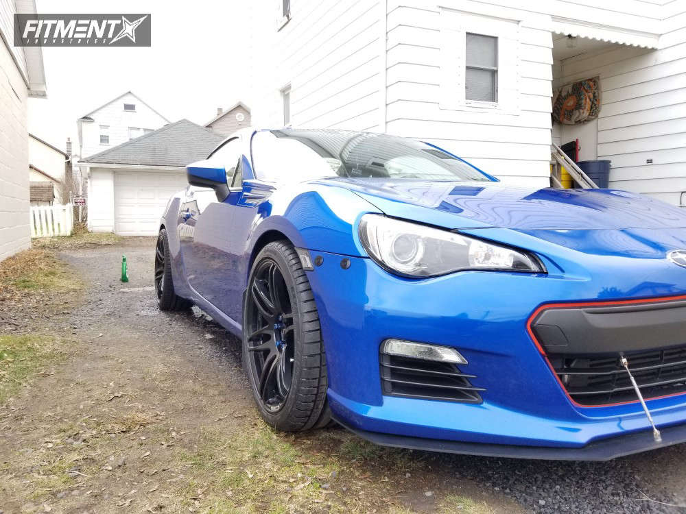 2013 Subaru BRZ Base with 18x8.5 Cosmis Racing Mrii and Continental ...