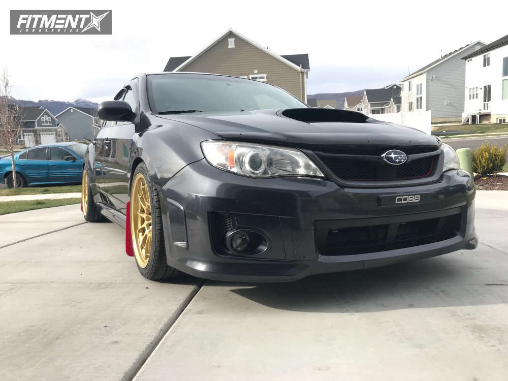2012 Wrx Black With Gold Wheels