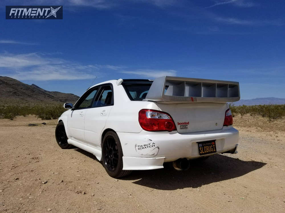 2002 Subaru WRX with 17x7.5 Rota Torque and Continental 245x45 on ...