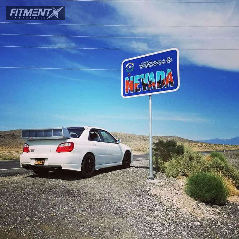 2002 Subaru WRX with 17x7.5 Rota Torque and Continental 245x45 on ...