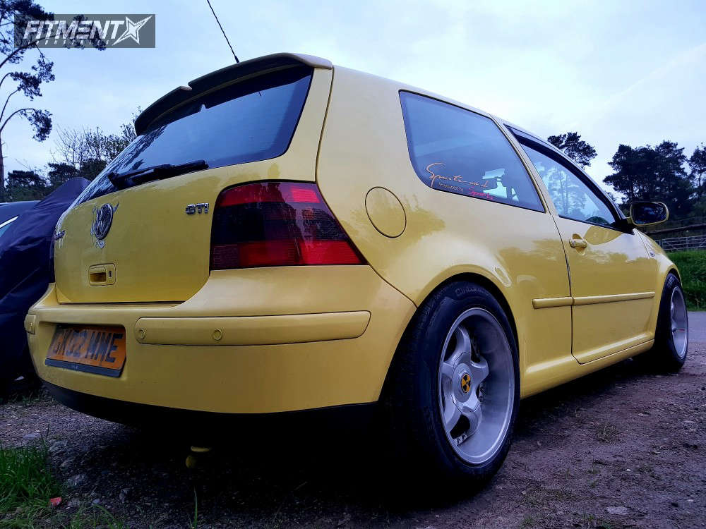 2002 Volkswagen Golf with 16x9 Shaper and Pirelli 215x55 on Lowering ...