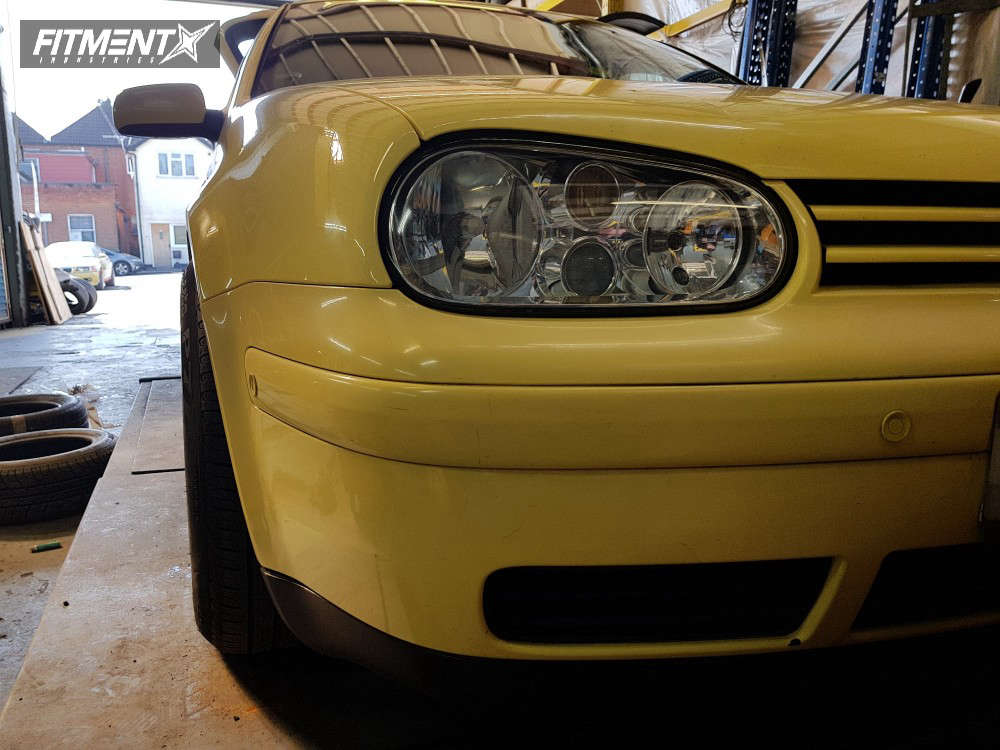 2002 Volkswagen Golf with 16x9 Shaper and Pirelli 215x55 on Lowering ...