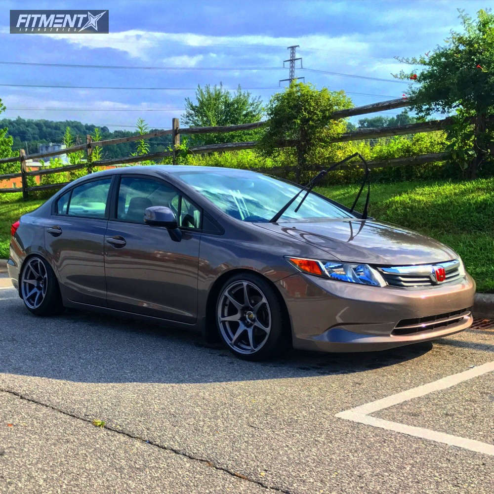 2012 Honda Civic with 17x9 MB Wheels Battle and Nexen 205x40 on ...