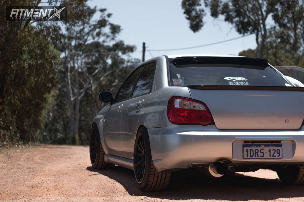 2004 Subaru WRX with 18x9.5 Rota GTA and Sailun 235x40 on Coilovers ...