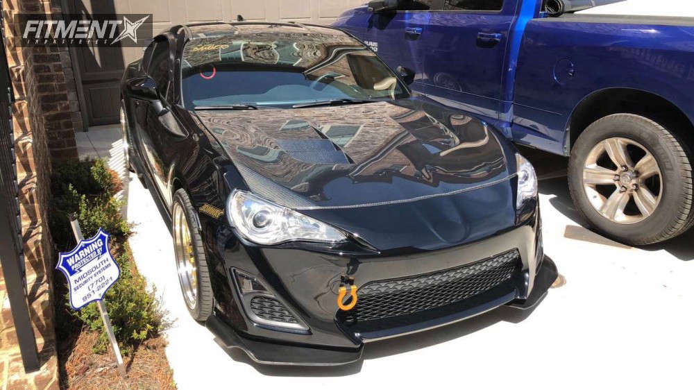 2015 Scion FR-S Base with 18x9.5 ESR Sr01 and Hankook 245x35 on ...