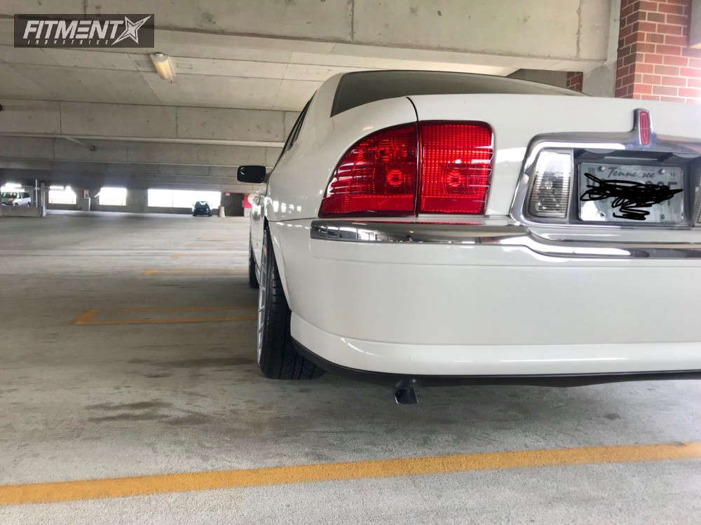 2002 Lincoln MKS with 20x8.5 Niche Form and Lexani 235x35 on Coilovers ...