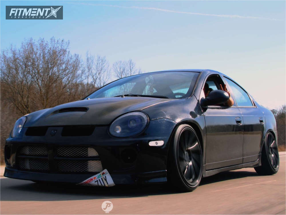 2004 Dodge Neon with 18x8.5 F1R F29 and Achilles 215x30 on Coilovers ...