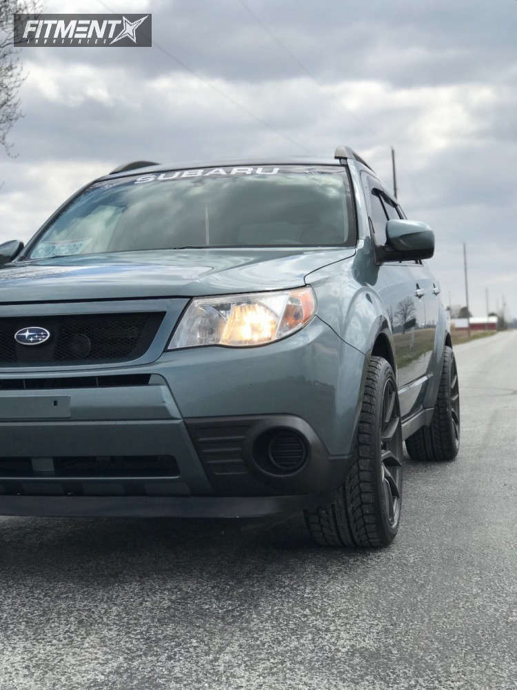2009 Subaru Forester X Premium with 18x9.5 Option Lab R716 and ...