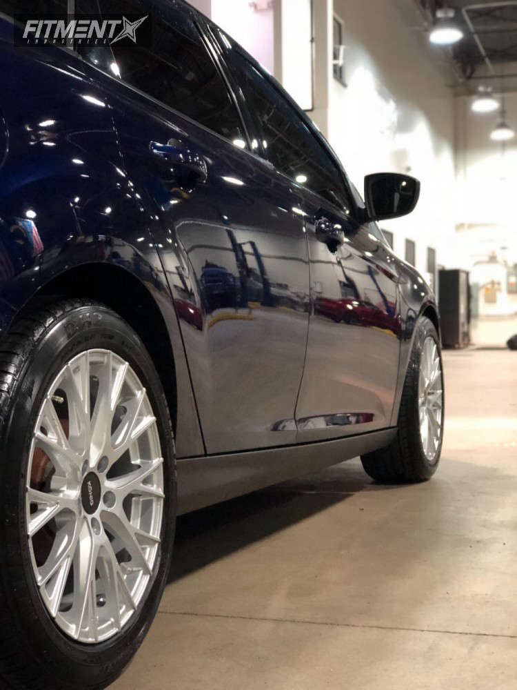 2012 Ford Focus with 17x8 Konig Interflow and Delinte 225x50 on Stock ...