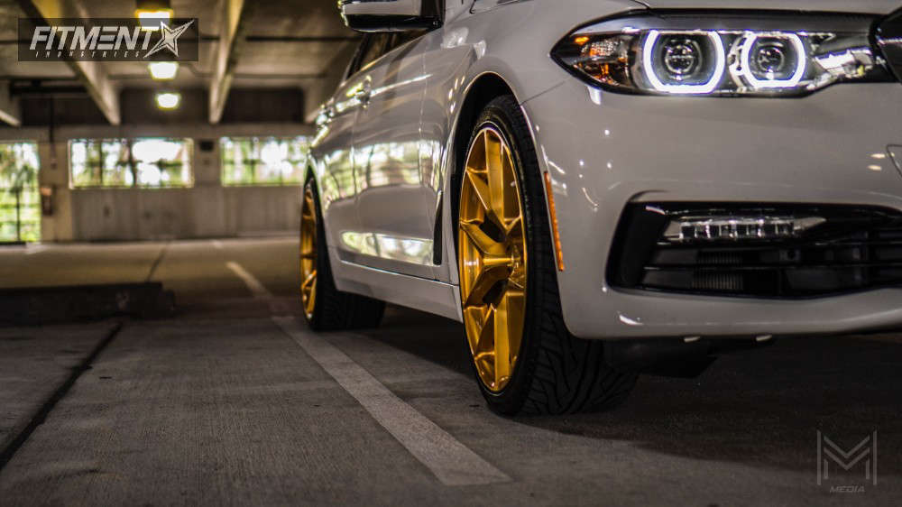 2018 BMW 530i Base with 20x9 Aodhan Ls007 and Lexani 245x35 on Stock ...