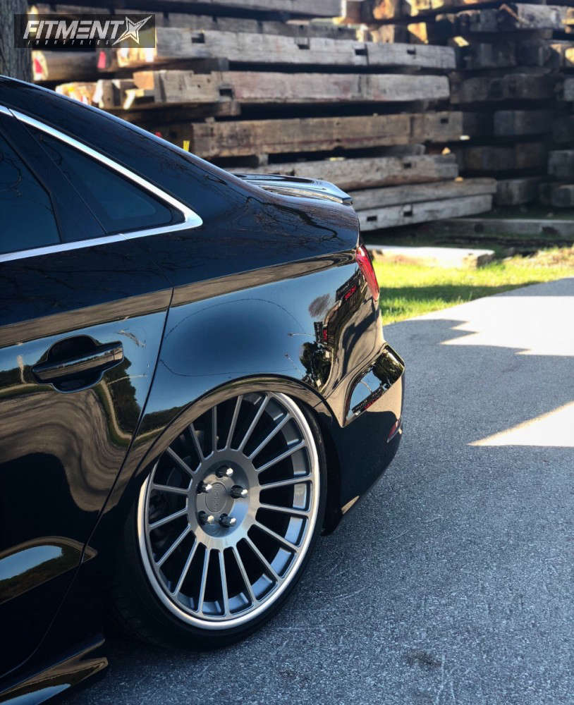 2015 Audi A3 Quattro with 19x8.5 Rotiform IND and Achilles 215x35 on Air Suspension | 385753 ...