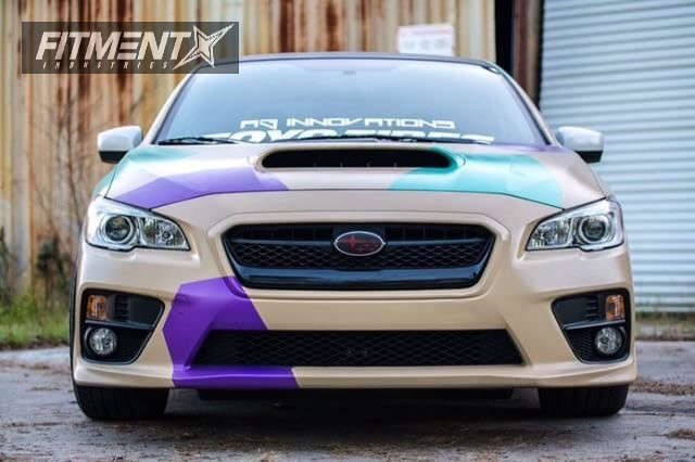 2015 Subaru WRX with 18x9.5 ESR Sr02 and Toyo Tires 255x40 on Lowering ...