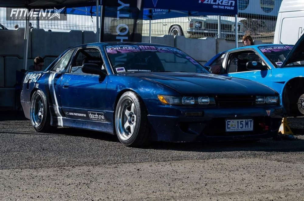 1990 Nissan 240SX with 17x9 SSR Sp1 and Kumho 215x45 on Coilovers ...