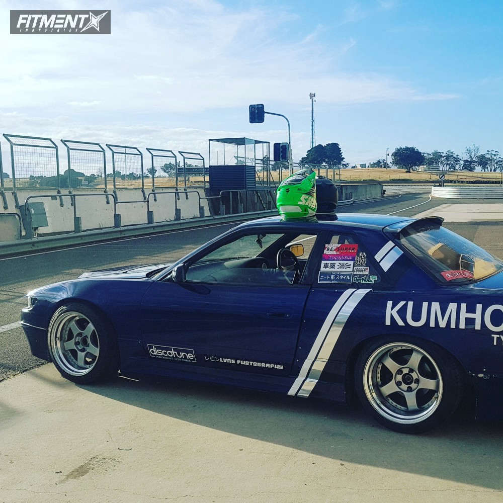 1990 Nissan 240SX with 17x9 SSR Sp1 and Kumho 215x45 on Coilovers ...