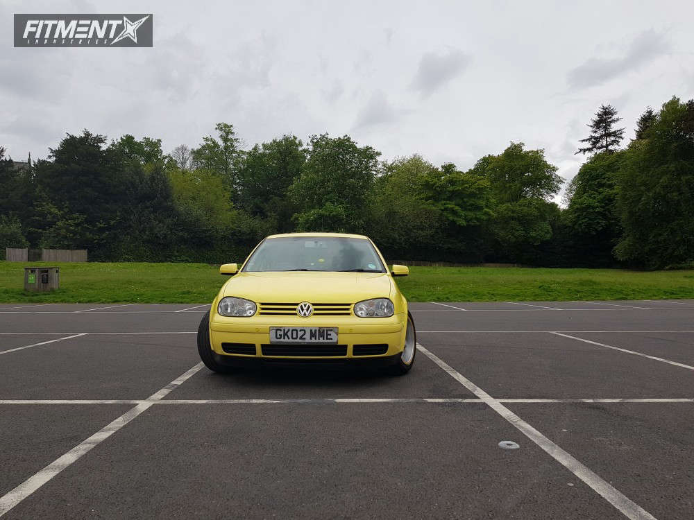 2002 Volkswagen Golf with 16x9 Shaper and Pirelli 215x55 on Lowering ...