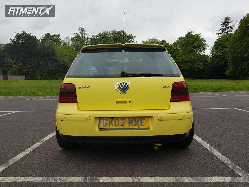 2002 Volkswagen Golf with 16x9 Shaper and Pirelli 215x55 on Lowering ...