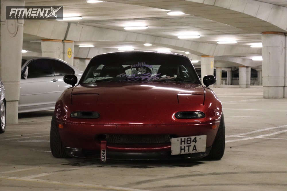 1990 Mazda MX-5 Miata with 15x8 Rota RKR and Nankang 185x45 on ...