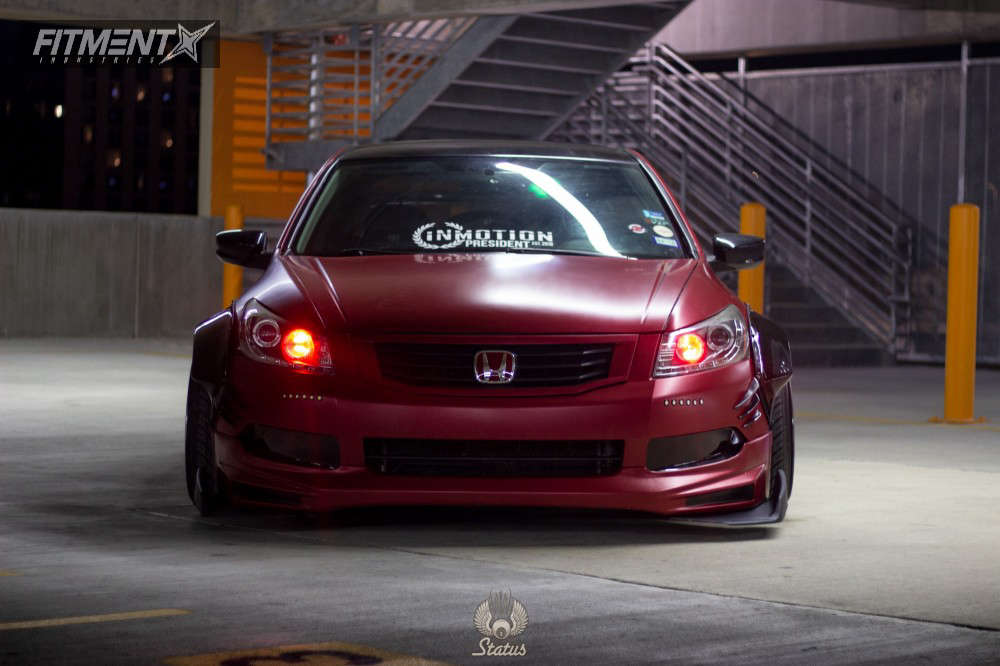 2010 Honda Accord with 19x11 Aodhan DS02 and Sunny 235x35 on Coilovers ...