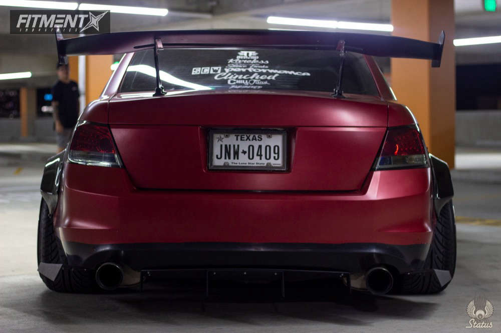 2010 Honda Accord with 19x11 Aodhan DS02 and Sunny 235x35 on Coilovers ...