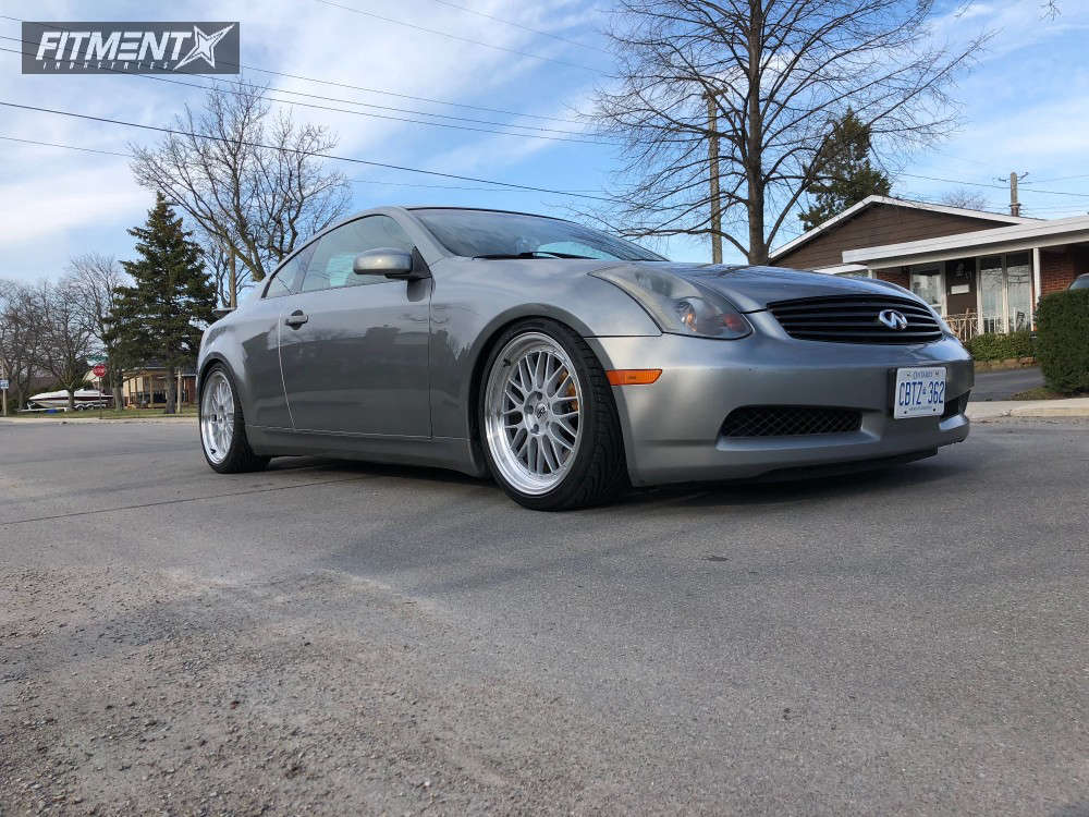 2003 INFINITI G35 Base with 19x9.5 ESM and Nankang 245x35 on Coilovers ...