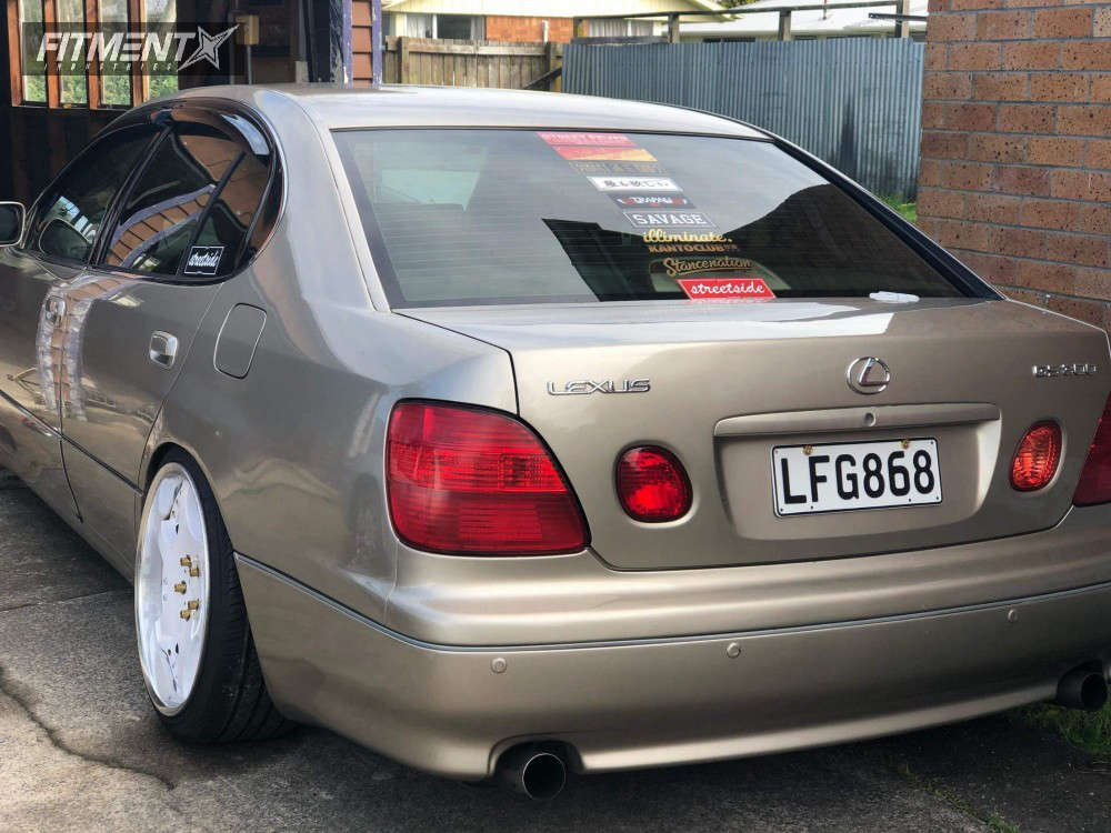 1999 Lexus GS300 Base with 19x10.5 Weds Bazreia and Bridgestone 235x35 ...