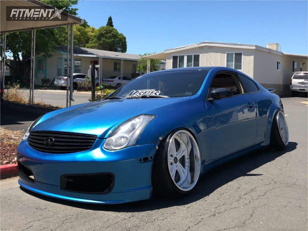 2003 INFINITI G35 with 19x11 Weds Cerberus Ii and Hankook 235x35 on ...