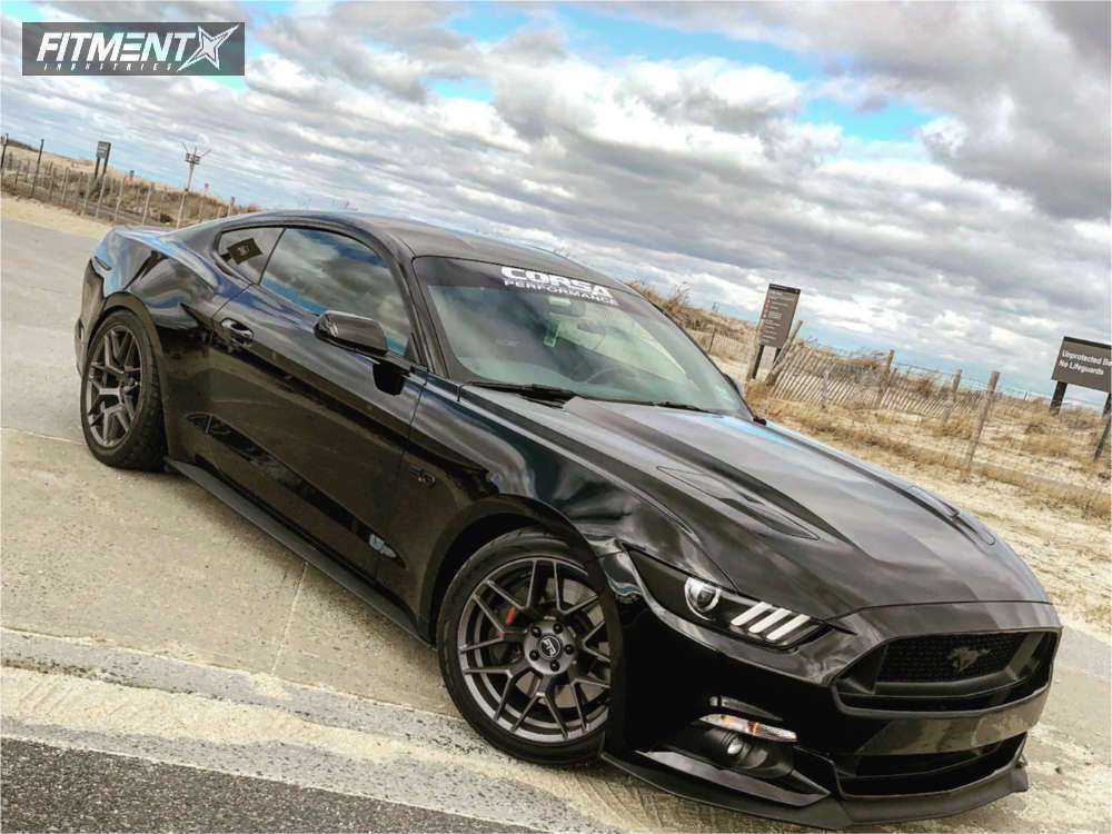 2015 Ford Mustang with 19x9.5 RTR 002 Dually and Nitto 265x40 on ...