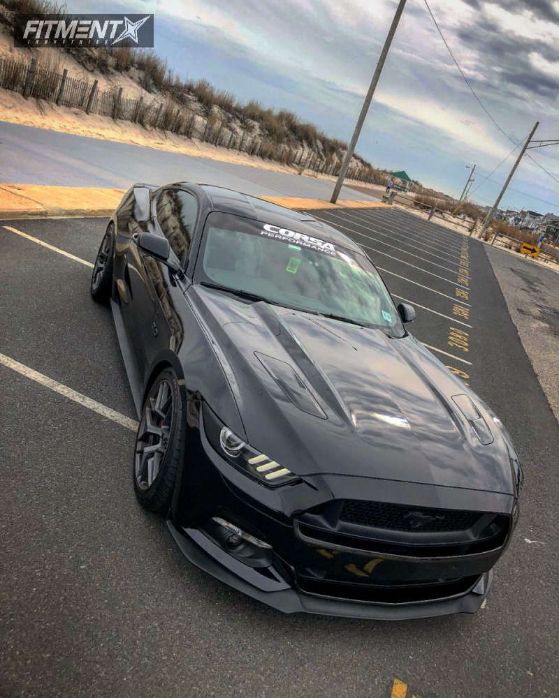 2015 Ford Mustang with 19x9.5 RTR 002 Dually and Nitto 265x40 on ...