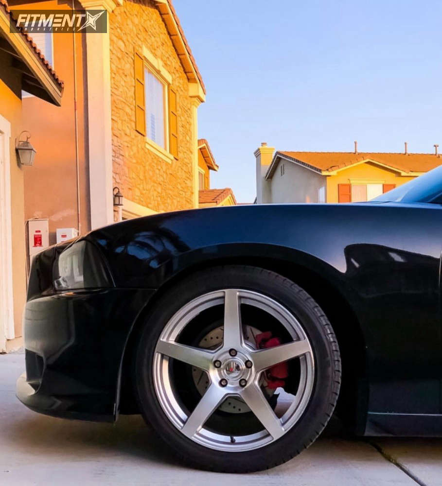 2012 Dodge Charger with 20x8.5 Voxx Mga and Firestone 245x45 on ...