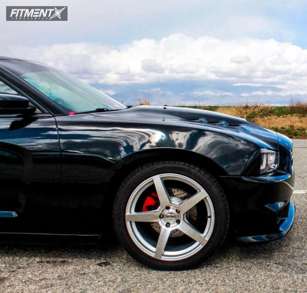 2012 Dodge Charger with 20x8.5 Voxx Mga and Firestone 245x45 on ...