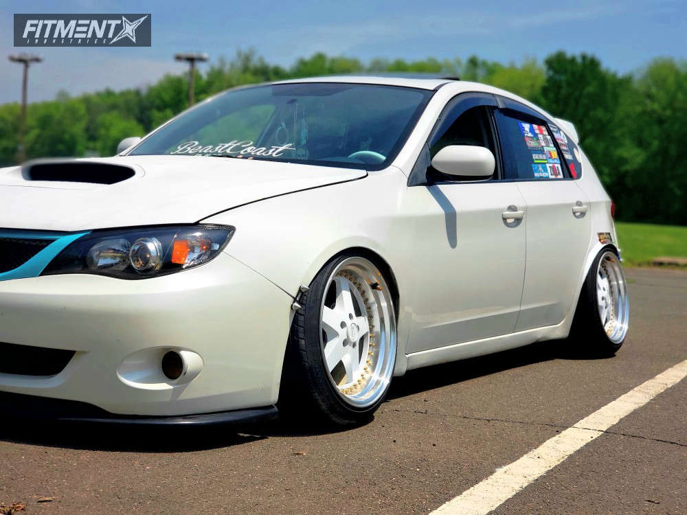 2011 Subaru Impreza with 18x10.5 ESR SR04 and Nankang 225x40 on ...