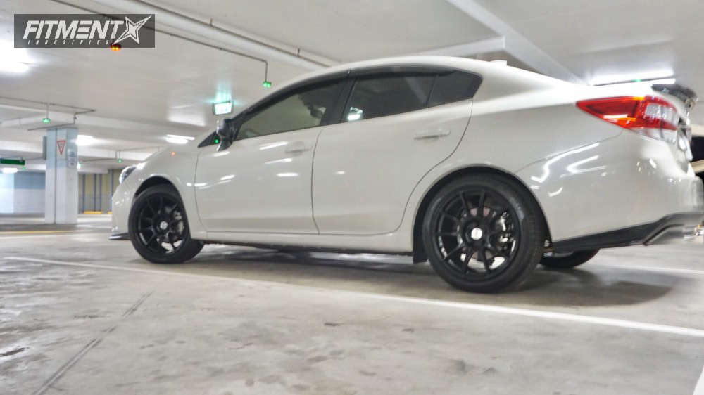 2017 Subaru Impreza with 18x8.5 SSR Gtx01 and Pirelli 235x40 on Stock ...