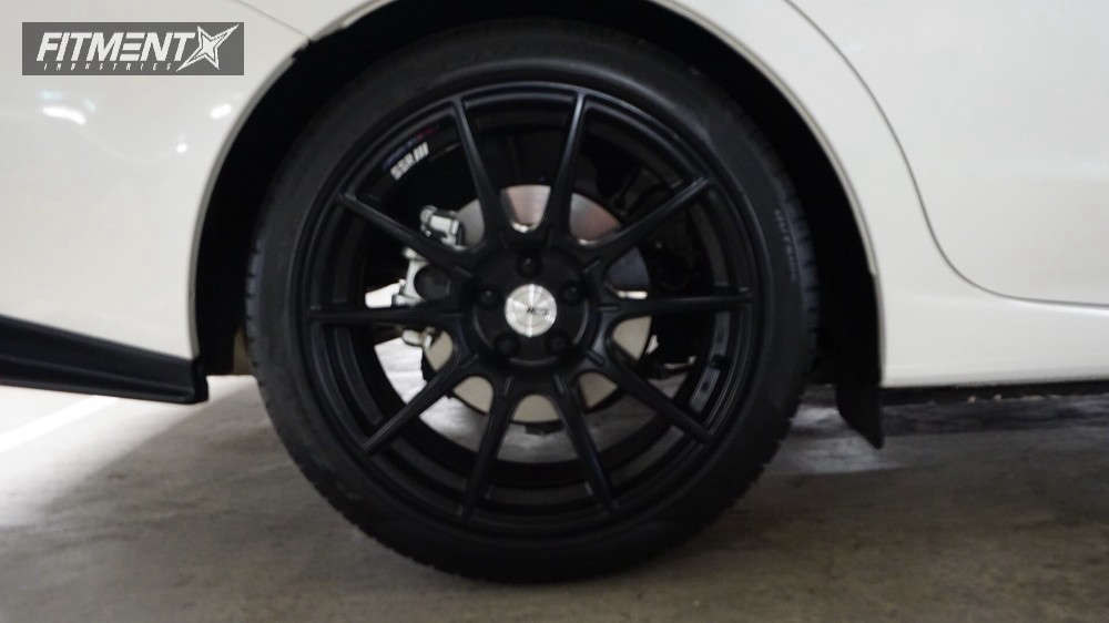 2017 Subaru Impreza with 18x8.5 SSR Gtx01 and Pirelli 235x40 on Stock ...