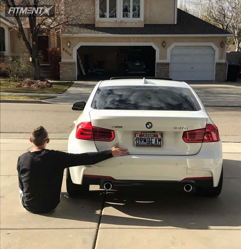 2017 BMW 340i XDrive with 19x9 OEM Wheels Style 63 and Bridgestone ...