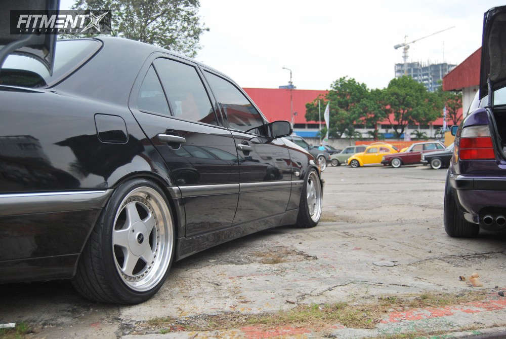 2000 Mercedes-Benz C230 with 17x8 OZ Racing Futura and Yokohama 205x40 ...