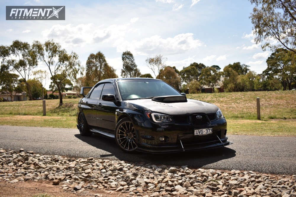 2007 Subaru Impreza with 18x9.75 XXR 550 and Bridgestone 225x35 on ...