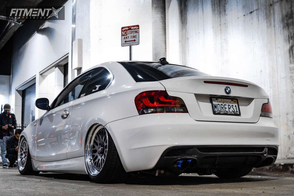 2011 BMW 135i with 18x8.5 CCW Classic and BFGoodrich 225x40 on Air ...