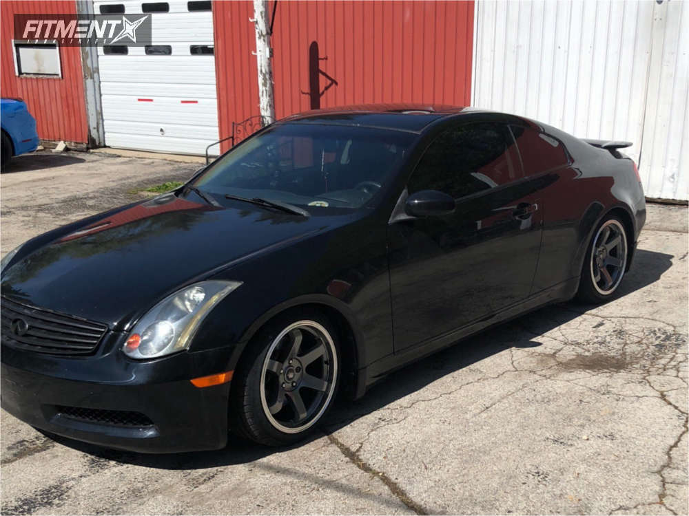 2005 INFINITI G35 with 18x8.5 MST Mt01 and Sunfull 235x40 on Lowering ...