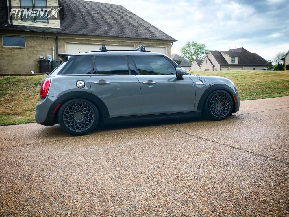 2017 Mini Cooper with 17x8 TSW Oslo and Hankook 205x45 on Coilovers ...