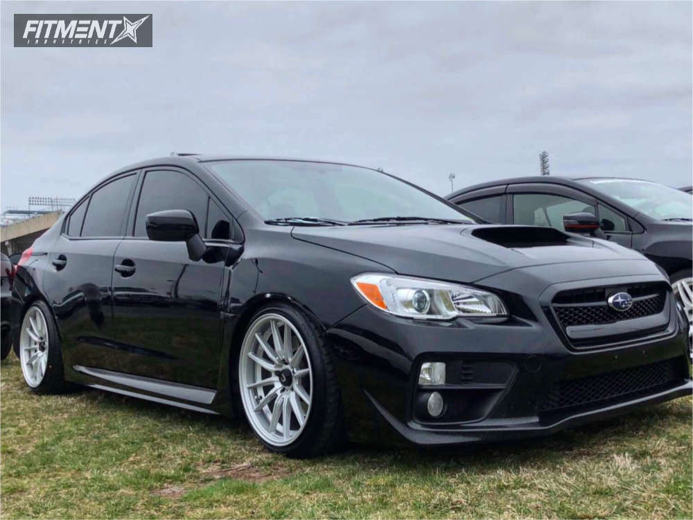 2017 Subaru WRX with 18x9.5 Cosmis Racing R1 and Ohtsu 225x40 on ...