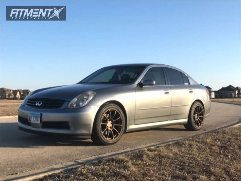 2006 INFINITI G35 Base with 18x9 Aodhan Ah06 and Hankook 235x45 on ...