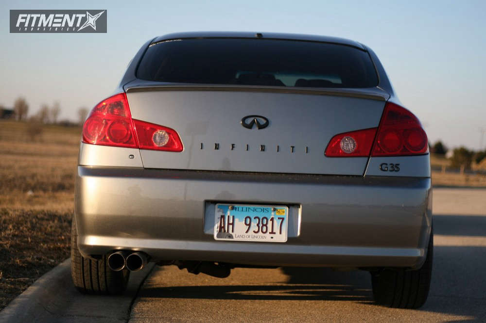 2006 INFINITI G35 Base with 18x9 Aodhan Ah06 and Hankook 235x45 on ...
