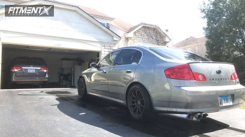 2006 INFINITI G35 Base with 18x9 Aodhan Ah06 and Hankook 235x45 on ...