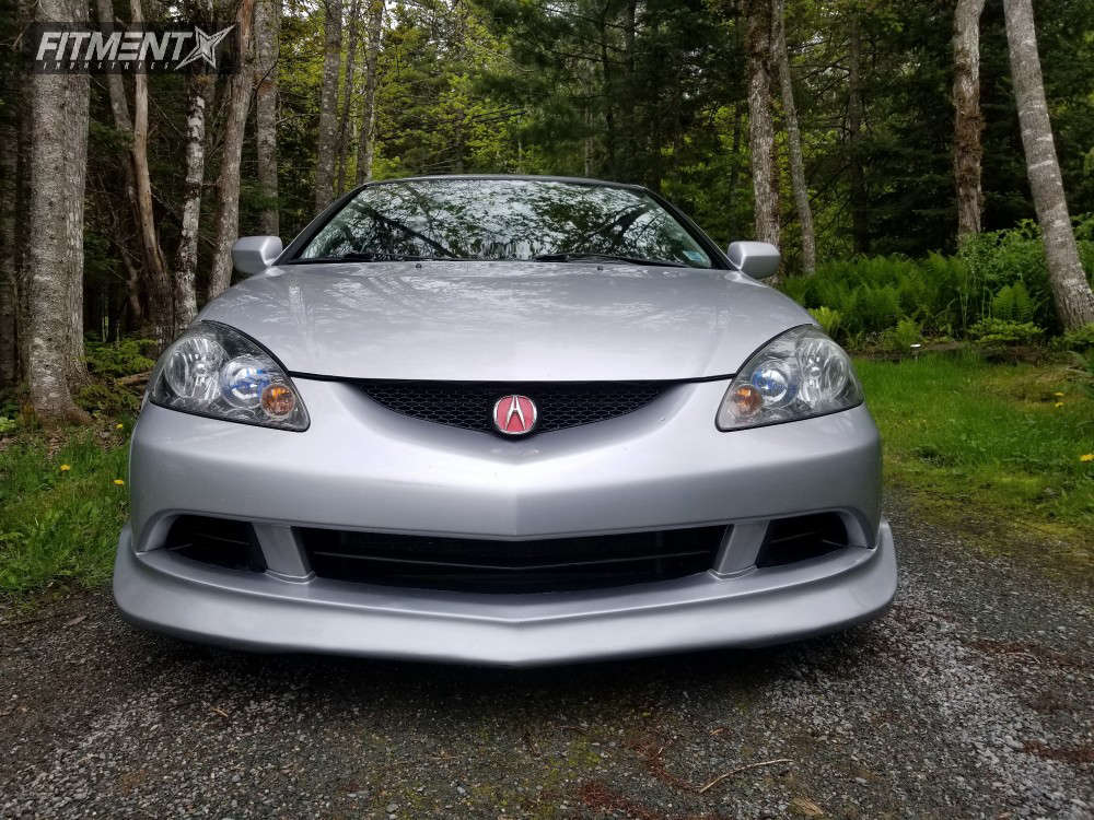 2005 Acura RSX with 17x8.5 ESR Sr02 and BFGoodrich 215x45 on Lowering ...
