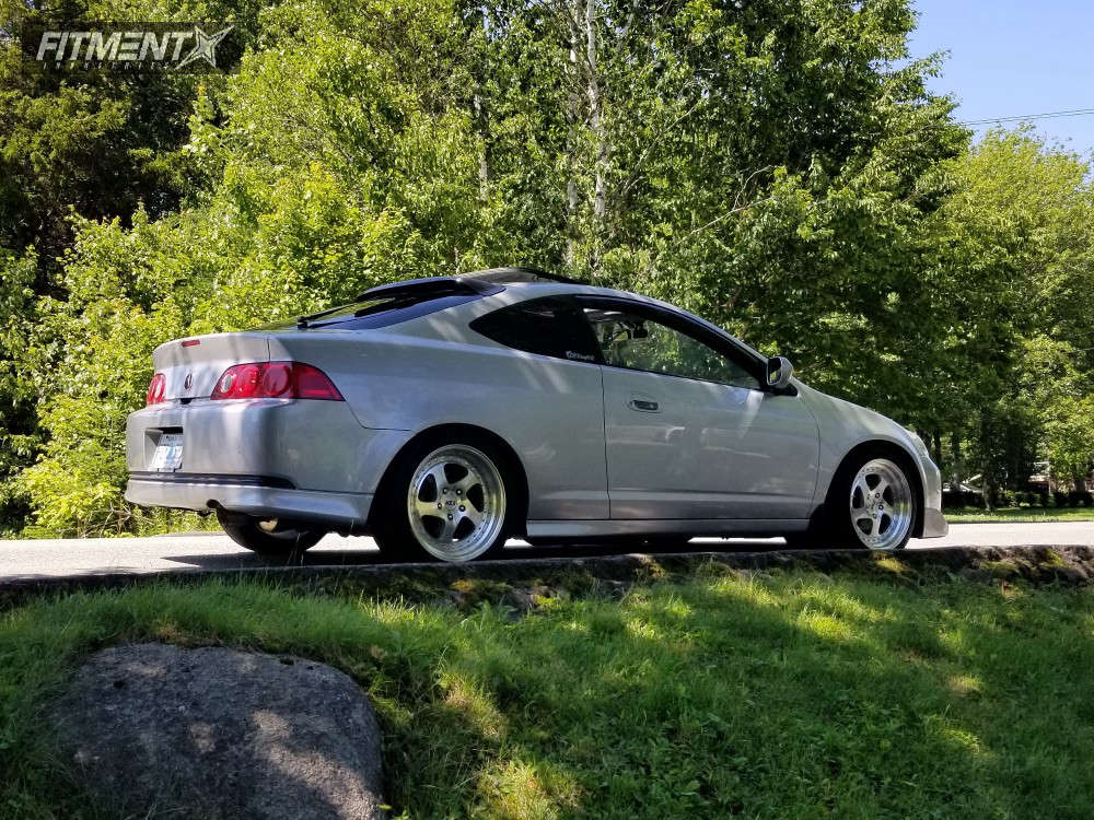 2005 Acura RSX with 17x8.5 ESR Sr02 and BFGoodrich 215x45 on Lowering ...
