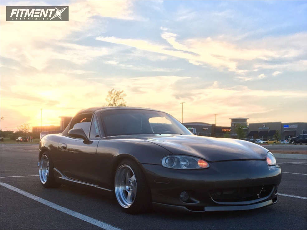 2002 Mazda MX-5 Miata with 15x8 Whistler Kr1 and Toyo Tires 195x45 on ...