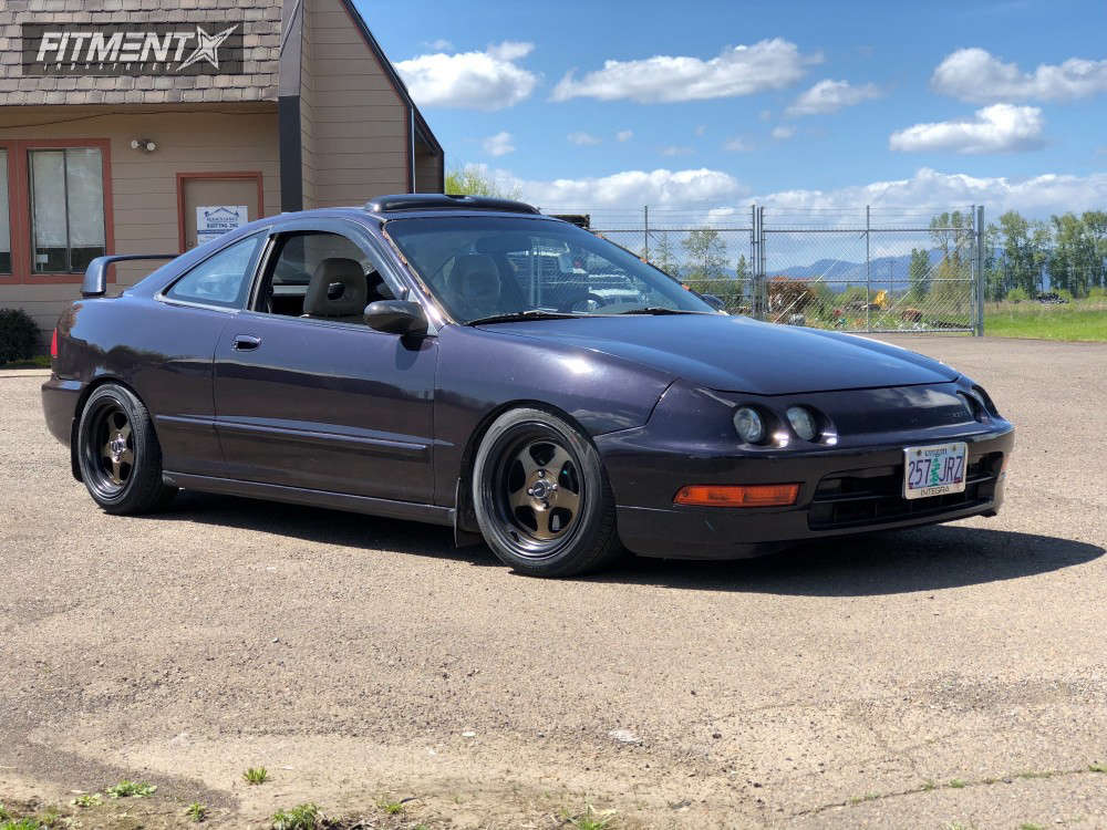 1994 Acura Integra with 15x8 AVID1 AV19 and Hankook 165x35 on Coilovers ...