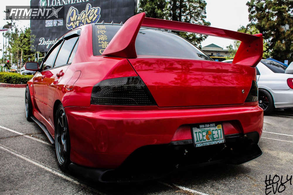 2003 Mitsubishi Lancer 4dr Sport Sedan (2.0L 4cyl Turbo 5M) with 18x8.5 ...