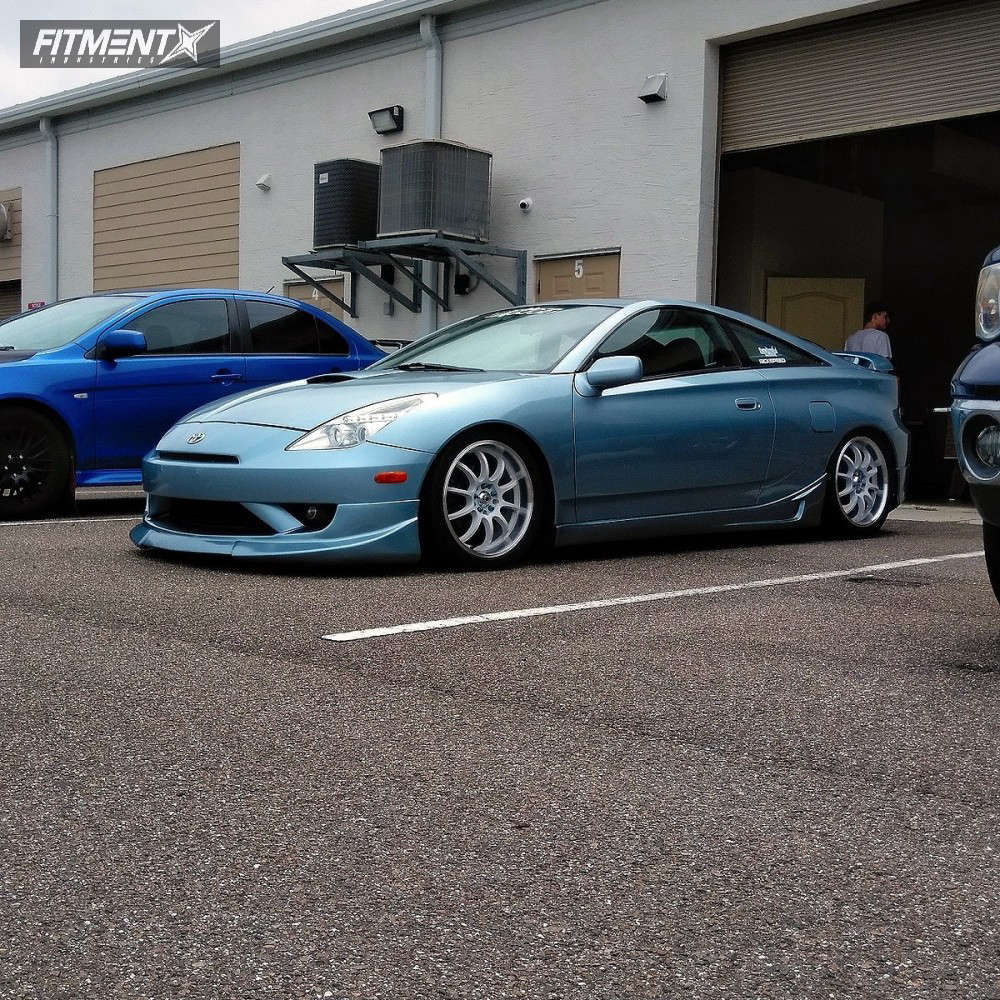 2003 Toyota Celica GT with 17x7 Konig Lightning and Yokohama 215x40 on ...