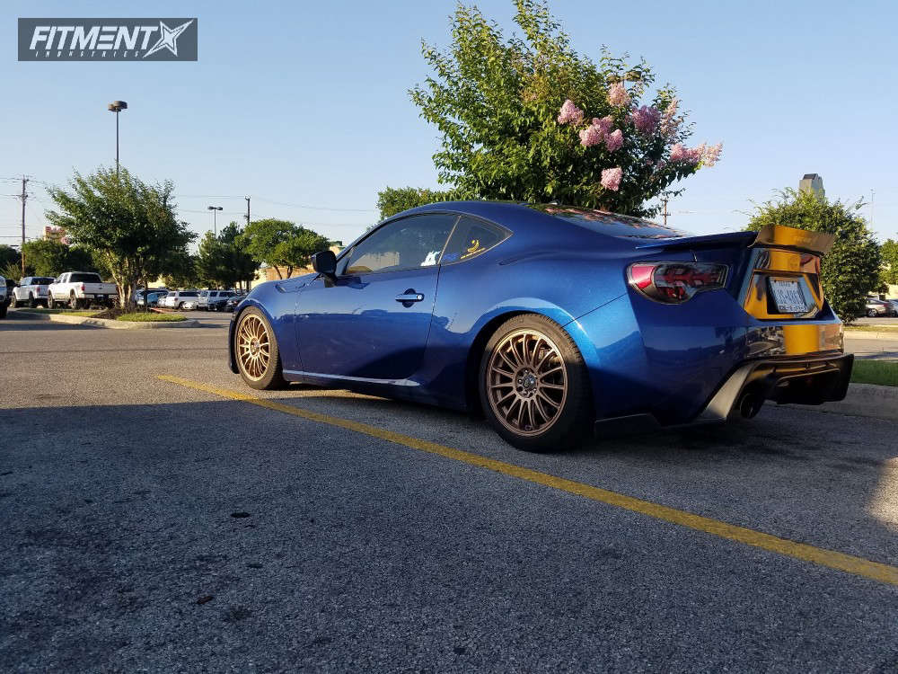 2014 Scion FR-S Base with 17x7 Enkei GF1 and Firestone 215x40 on ...